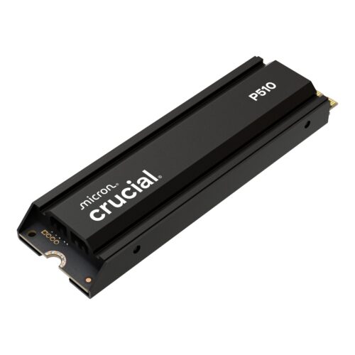 Crucial P510 1TB M.2 Gen5 with Heatsink NVMe 3D NAND SSD ...