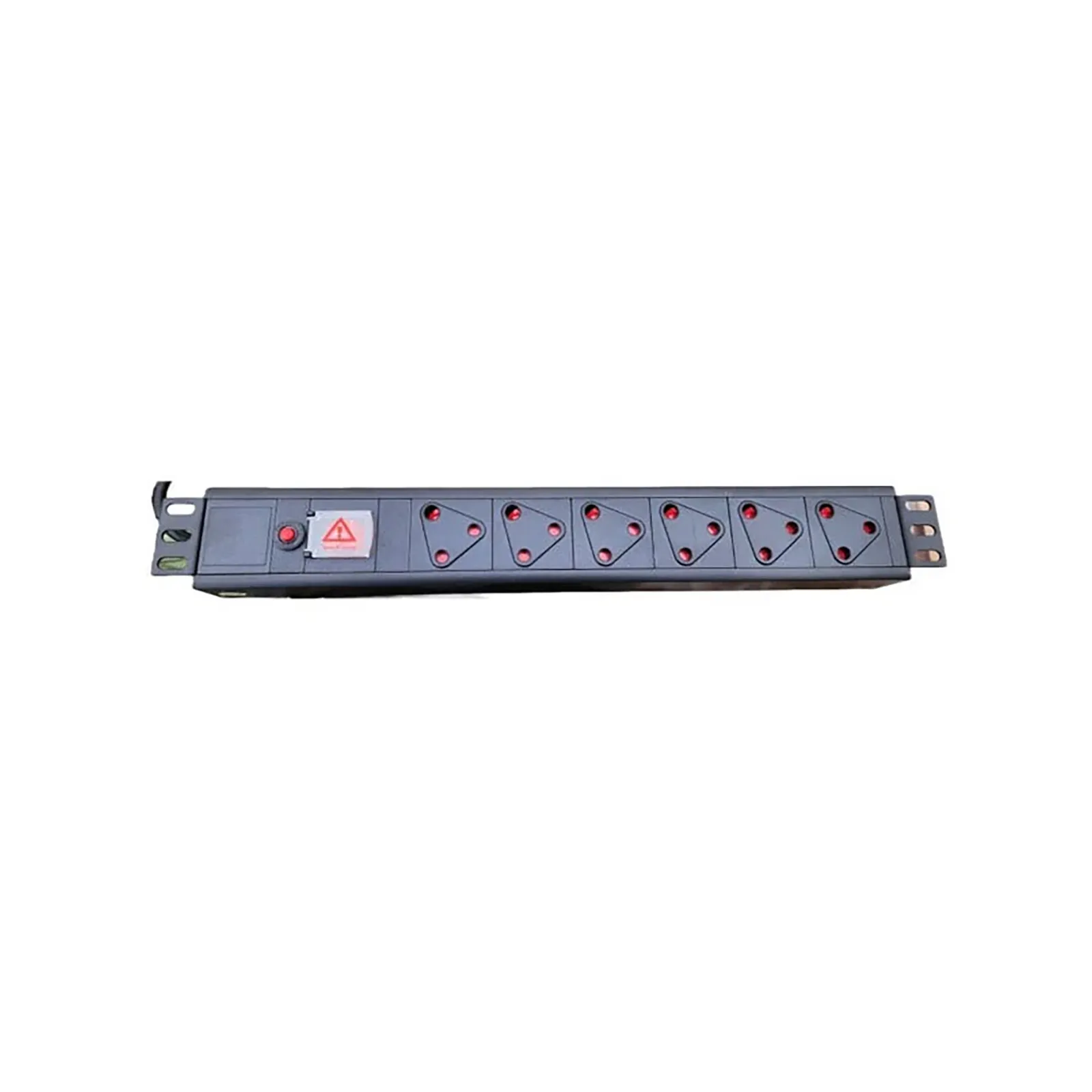 Zone Enclosures 6-Way 2M Hard Wire Lead Metal Black PDU - computershack ...