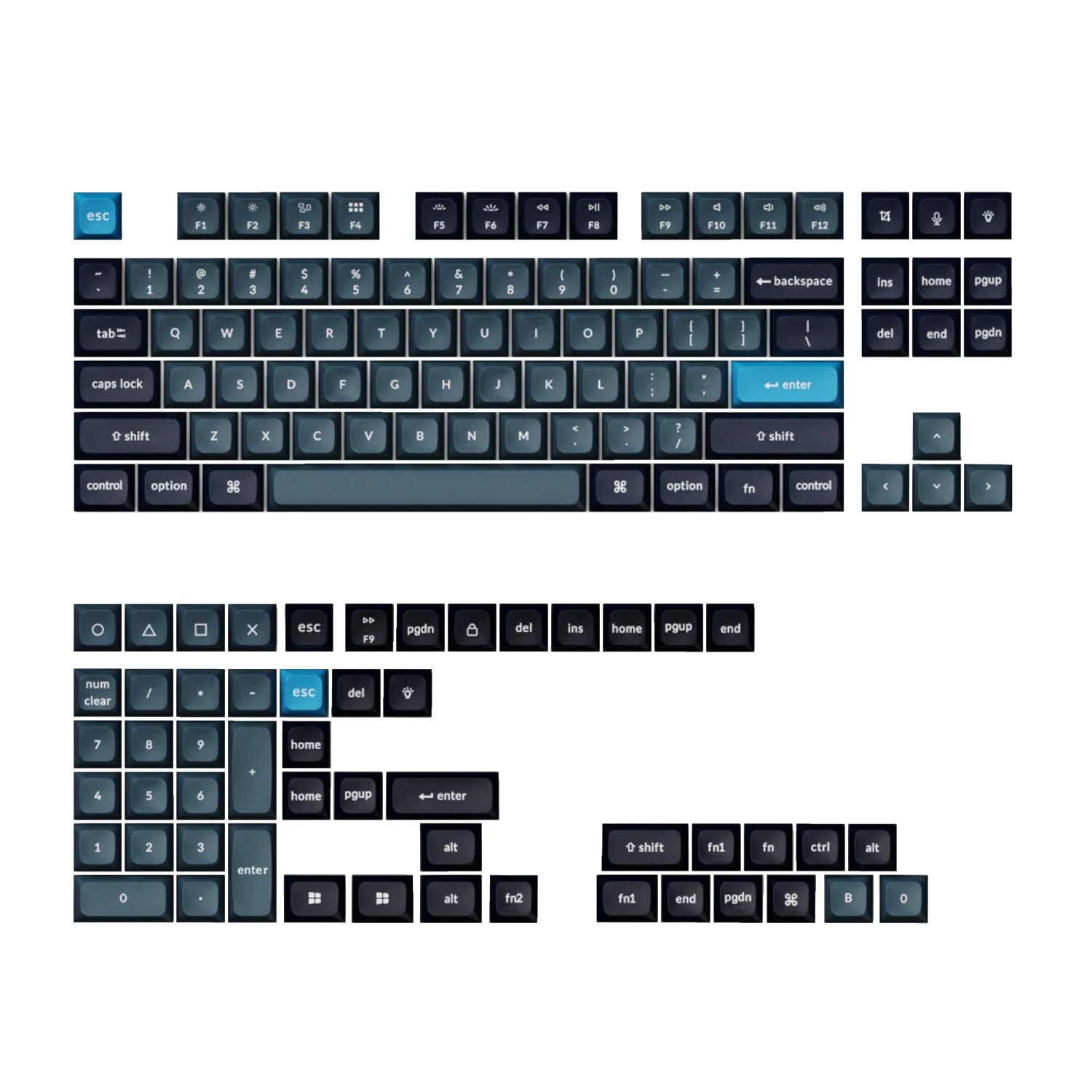 Keychron Double Shot KSA PBT Keycap Set - computershack.co.za