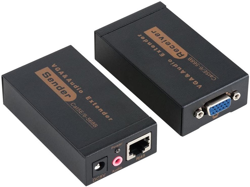 UNIQUE 100M VGA EXTENDER W.POWER SUPPLY - computershack.co.za