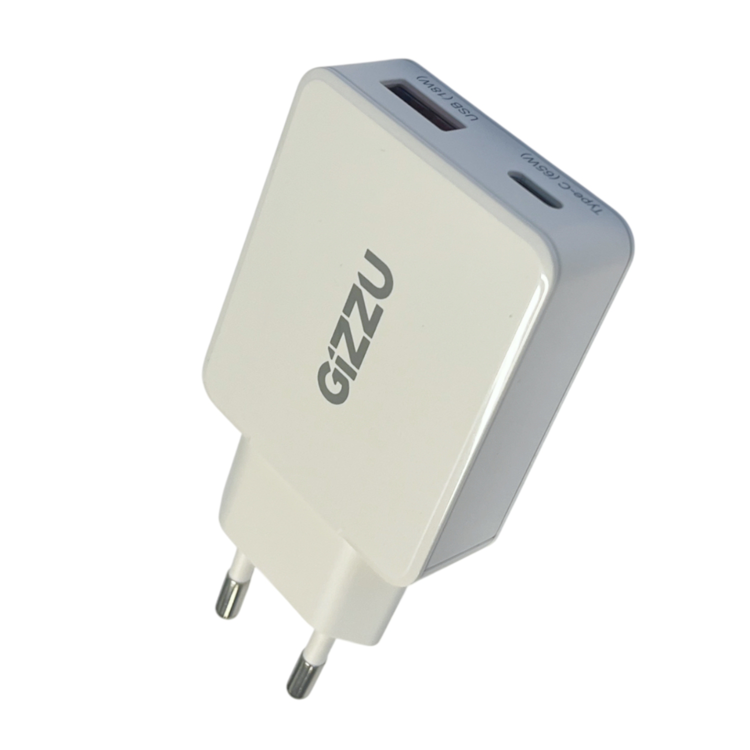 Gizzu 2-Port 65W GaN Wall Charger - computershack.co.za
