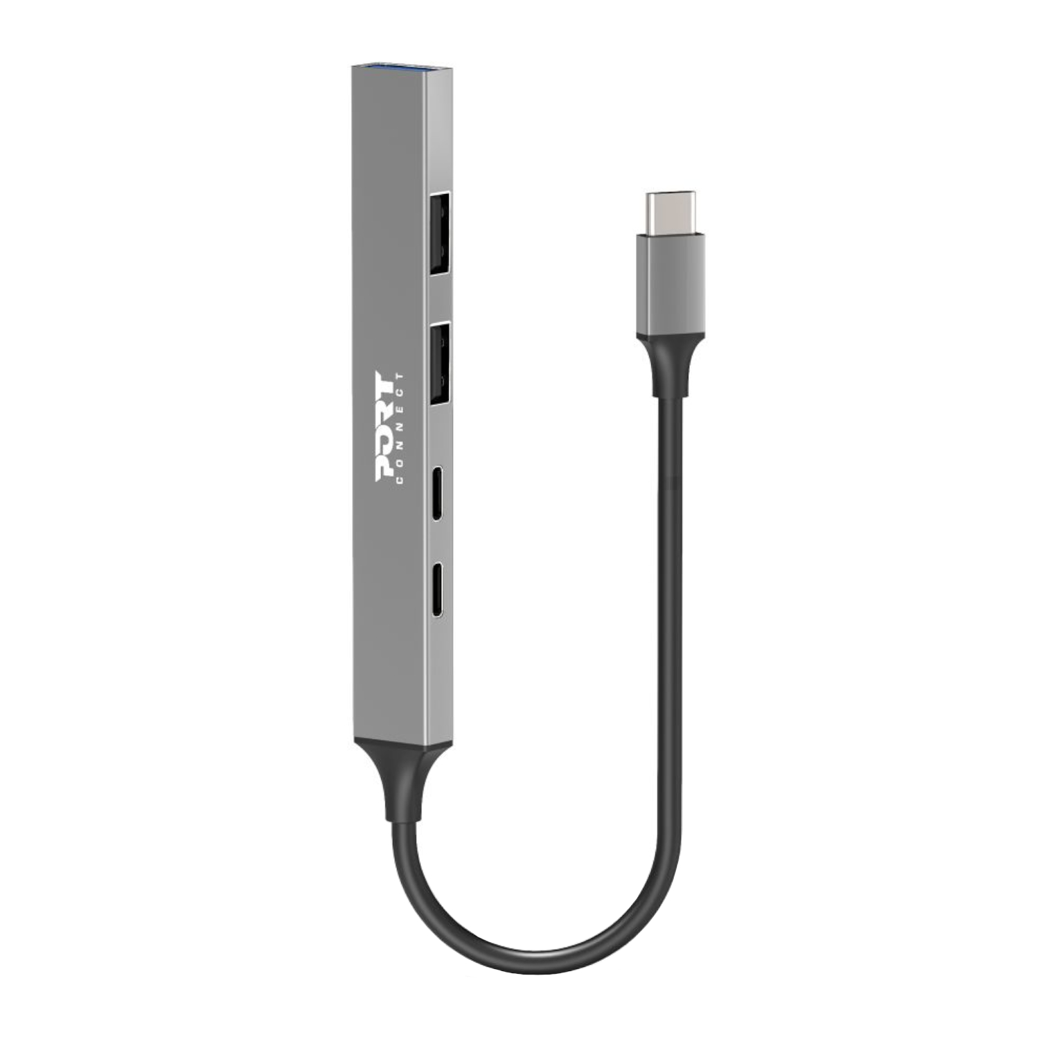 Port USB Type-C Hub 4 x USB + 1 x Charging Port - computershack.co.za